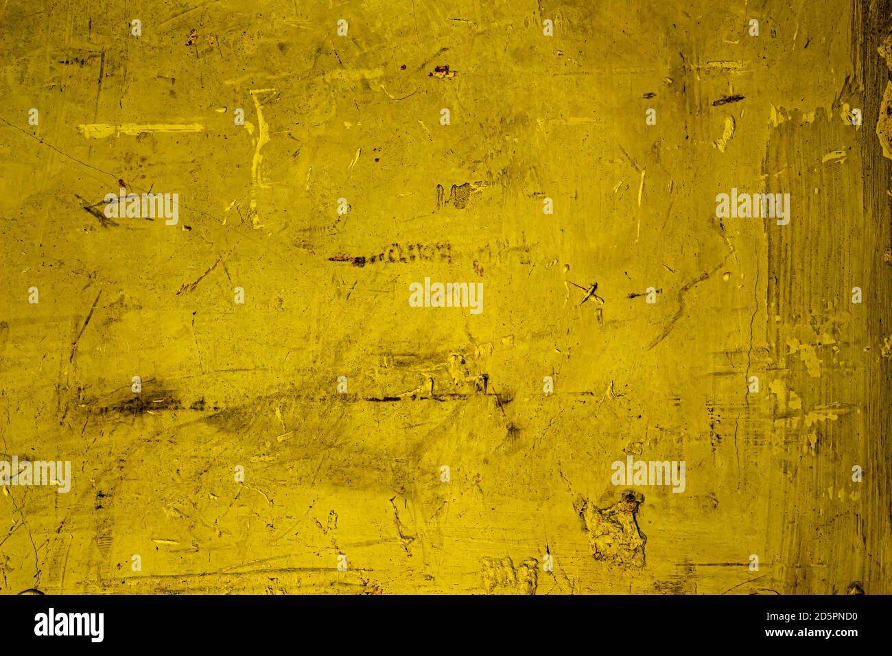 Yellow colored wall texture background with textures of different ...