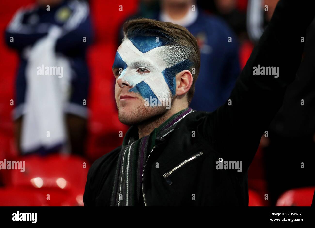 Scotland fans at Wembley Stadium before the game Stock Photo - Alamy
