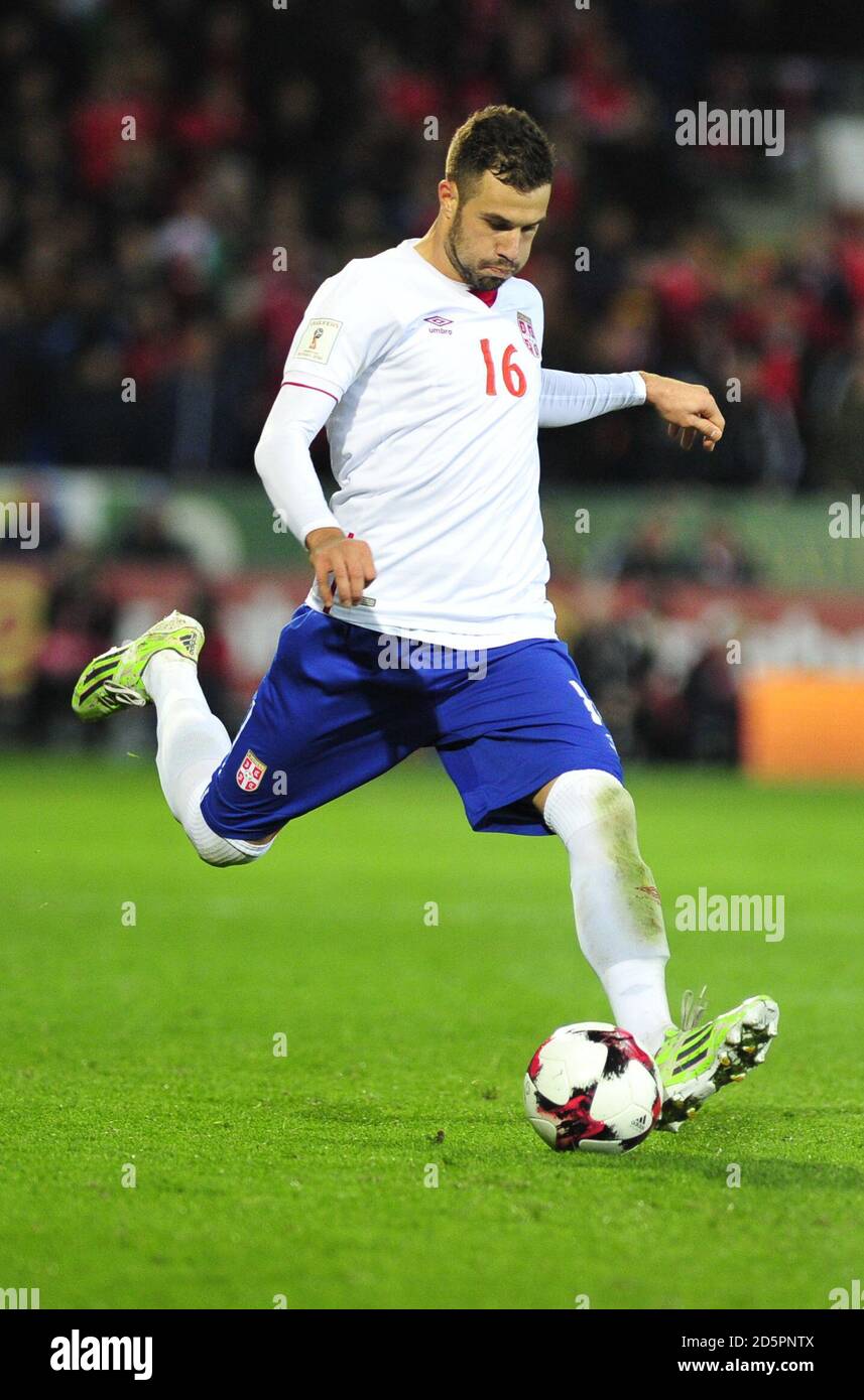 Serbia's Luka Milivojevic Stock Photo - Alamy