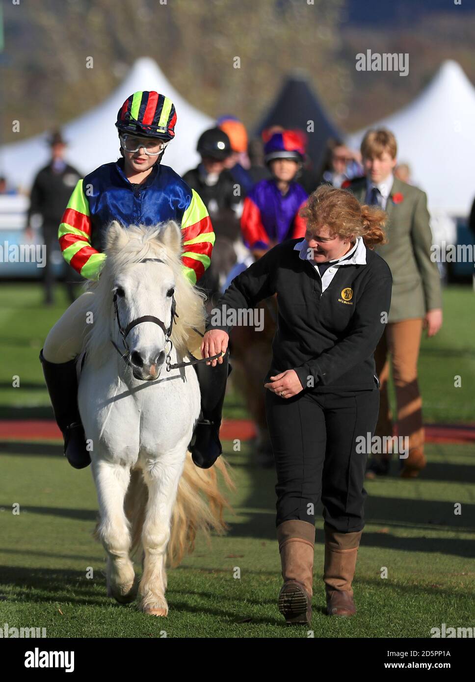 The winner of the Shetland pony race Annabel Candy on Fordleigh Sophia ...