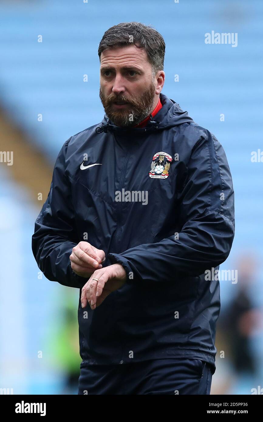 Coventry City First Team coach Nicky Eaden Stock Photo - Alamy