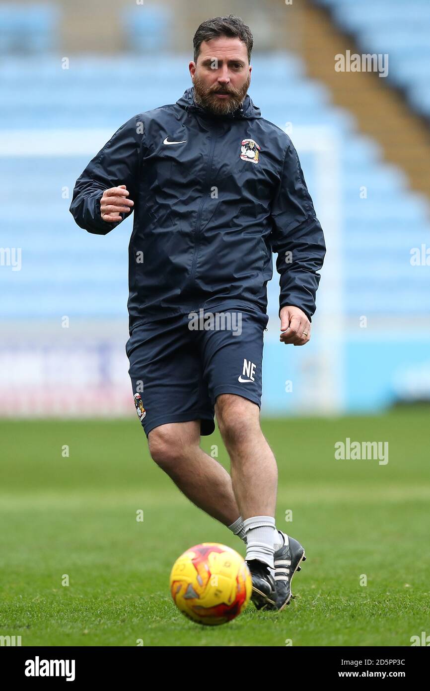 Coventry City First Team coach Nicky Eaden Stock Photo - Alamy
