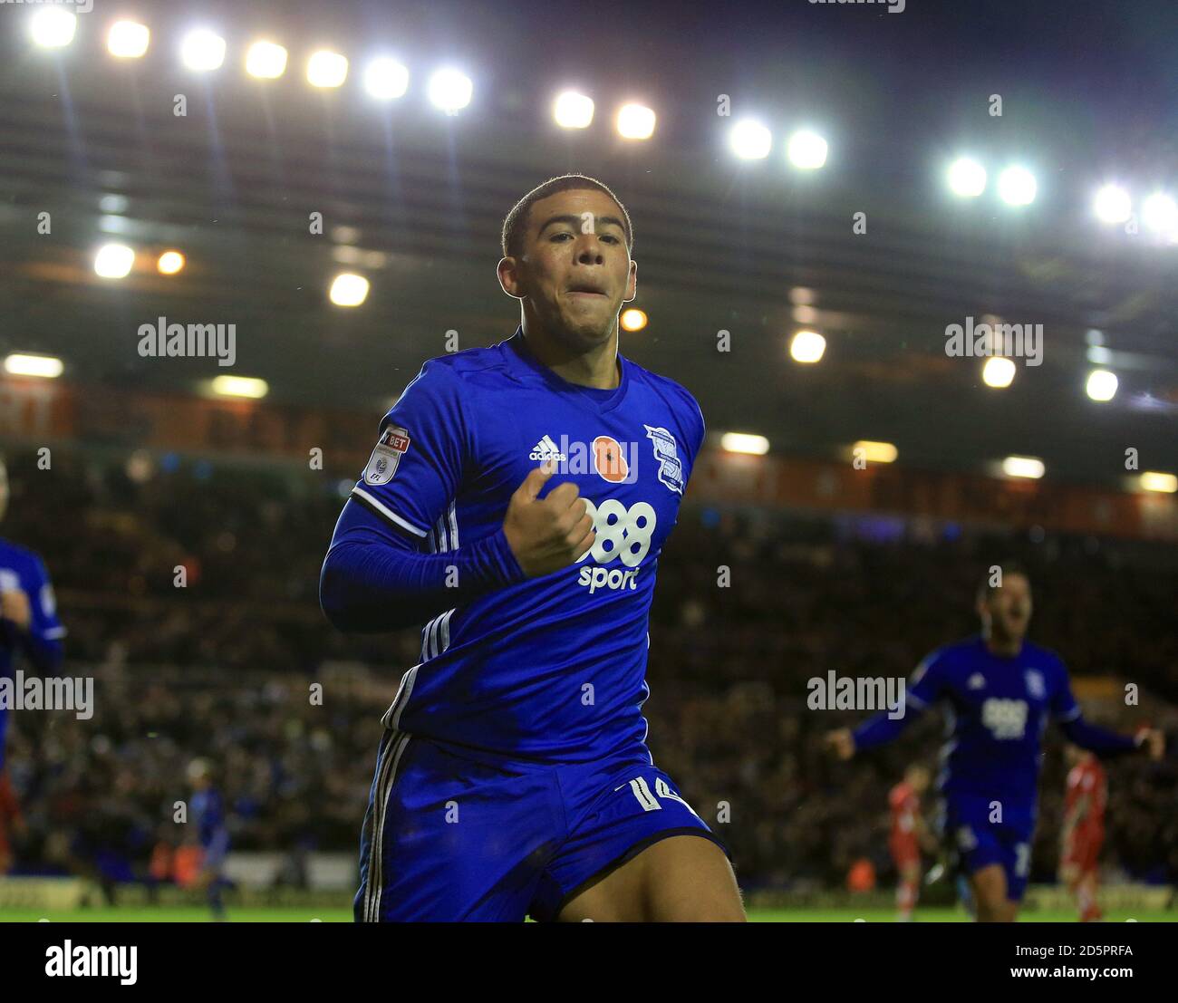 Birmingham City's Che Adams celebrates after he scores his sides first ...