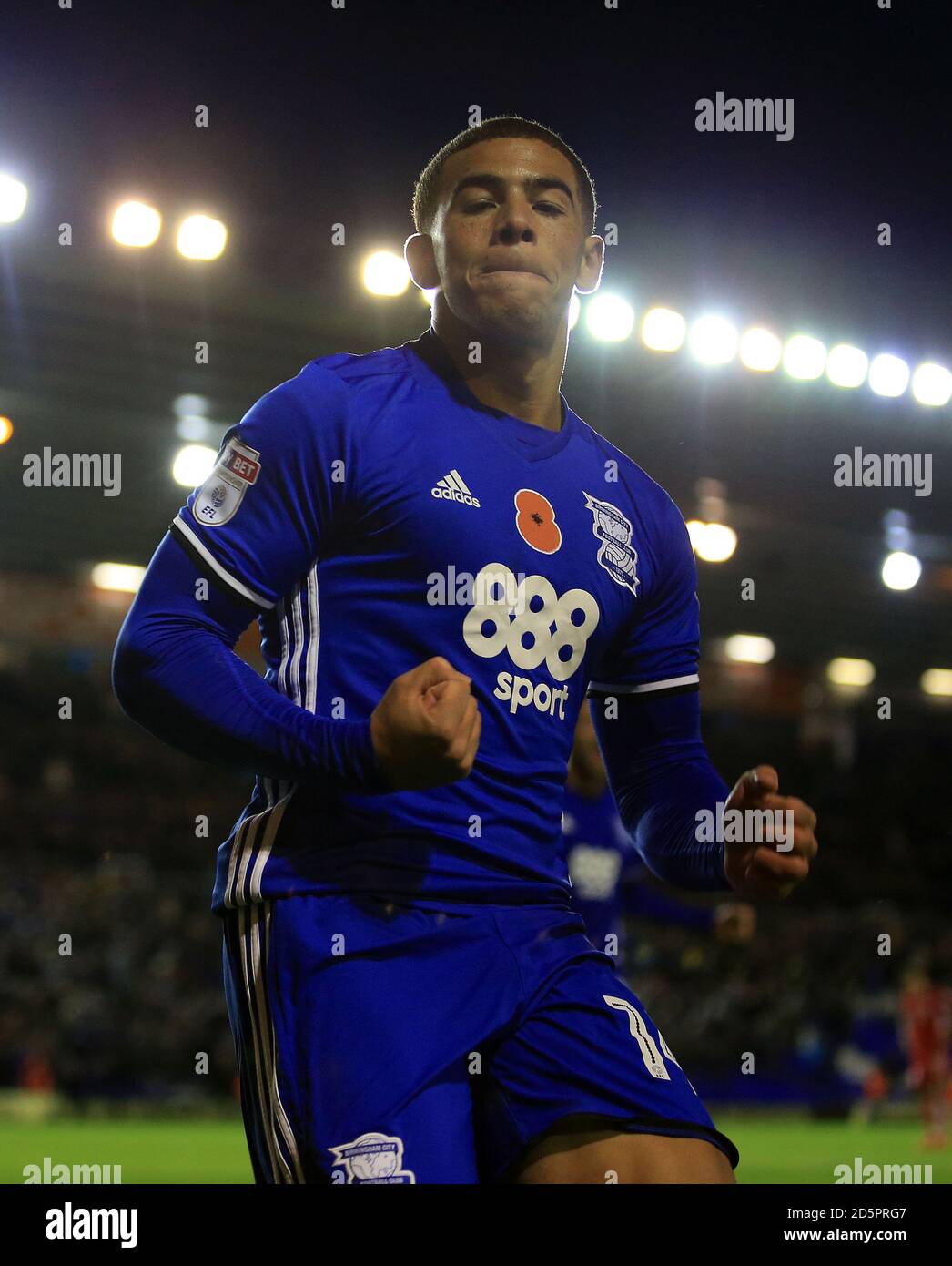 Birmingham City's Che Adams celebrates after he scores his sides first ...