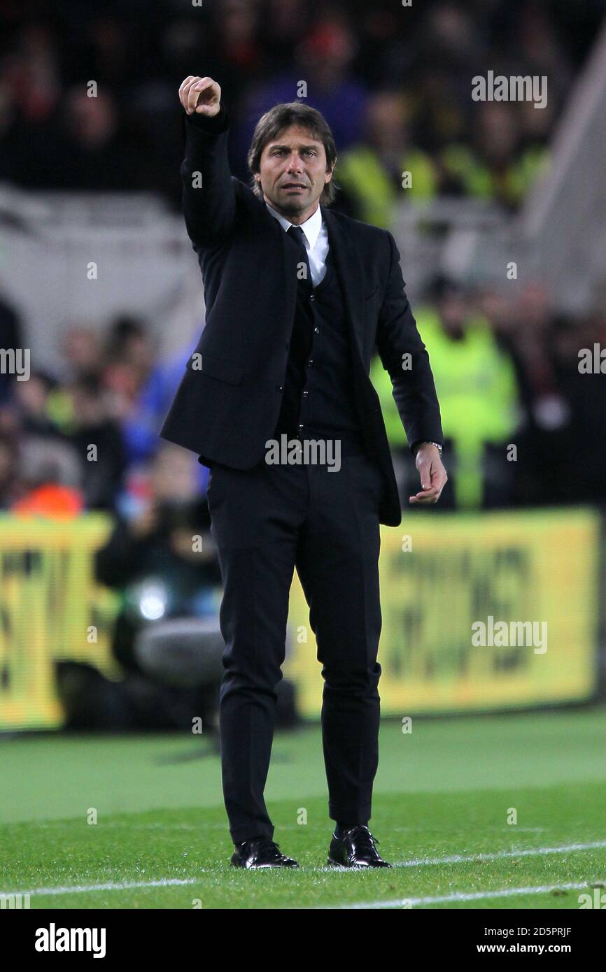 Chelsea manager Antonio Conte Stock Photo - Alamy