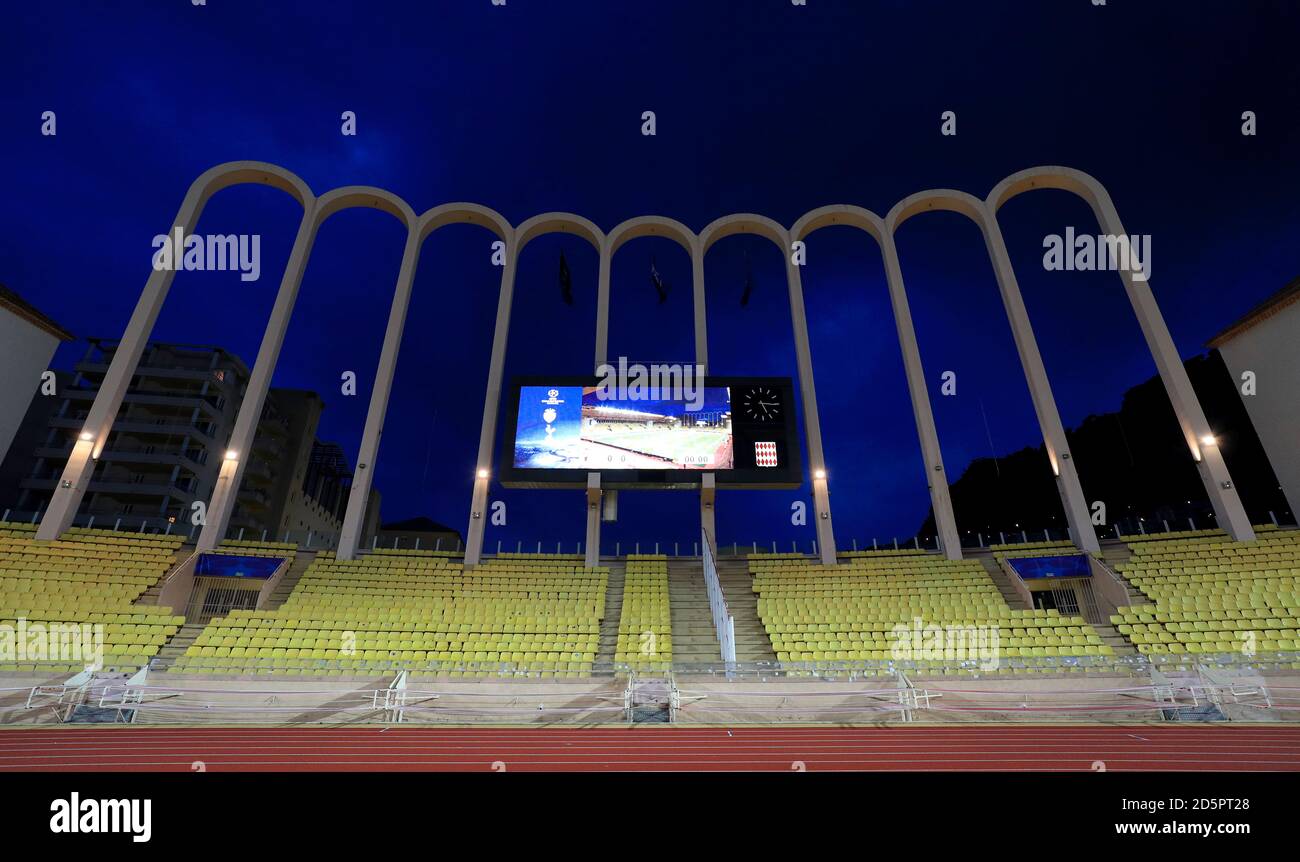 A general view of the Stade Louis II stadium Stock Photo - Alamy