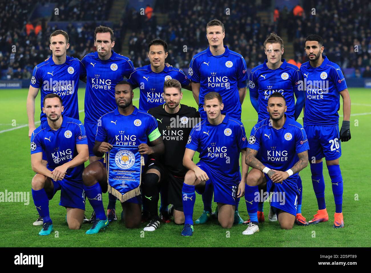 Leicester City team group: Top row, (left to right) - Andy King ...