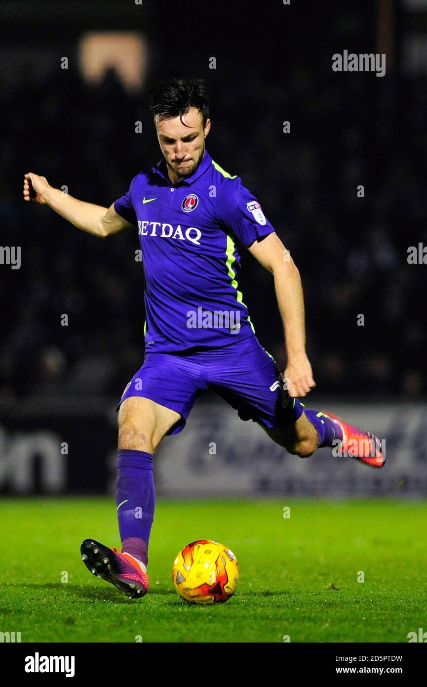 Football charlton athletics morgan fox full length hi-res stock ...