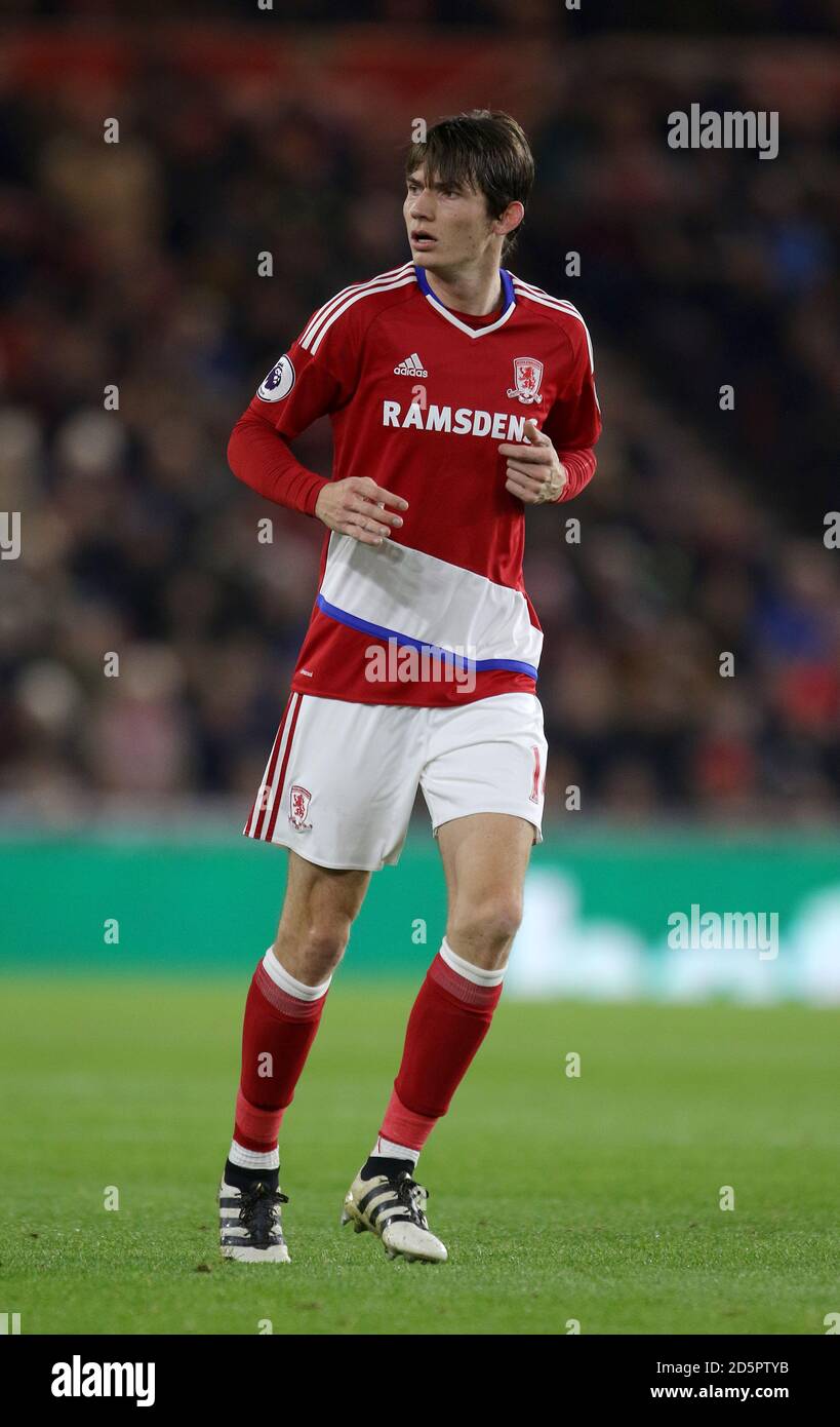 Middlesbrough's Marten de Roon Stock Photo - Alamy
