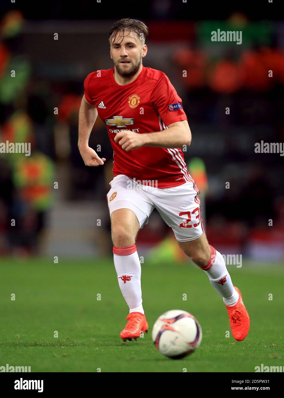 Manchester United's Luke Shaw Stock Photo - Alamy