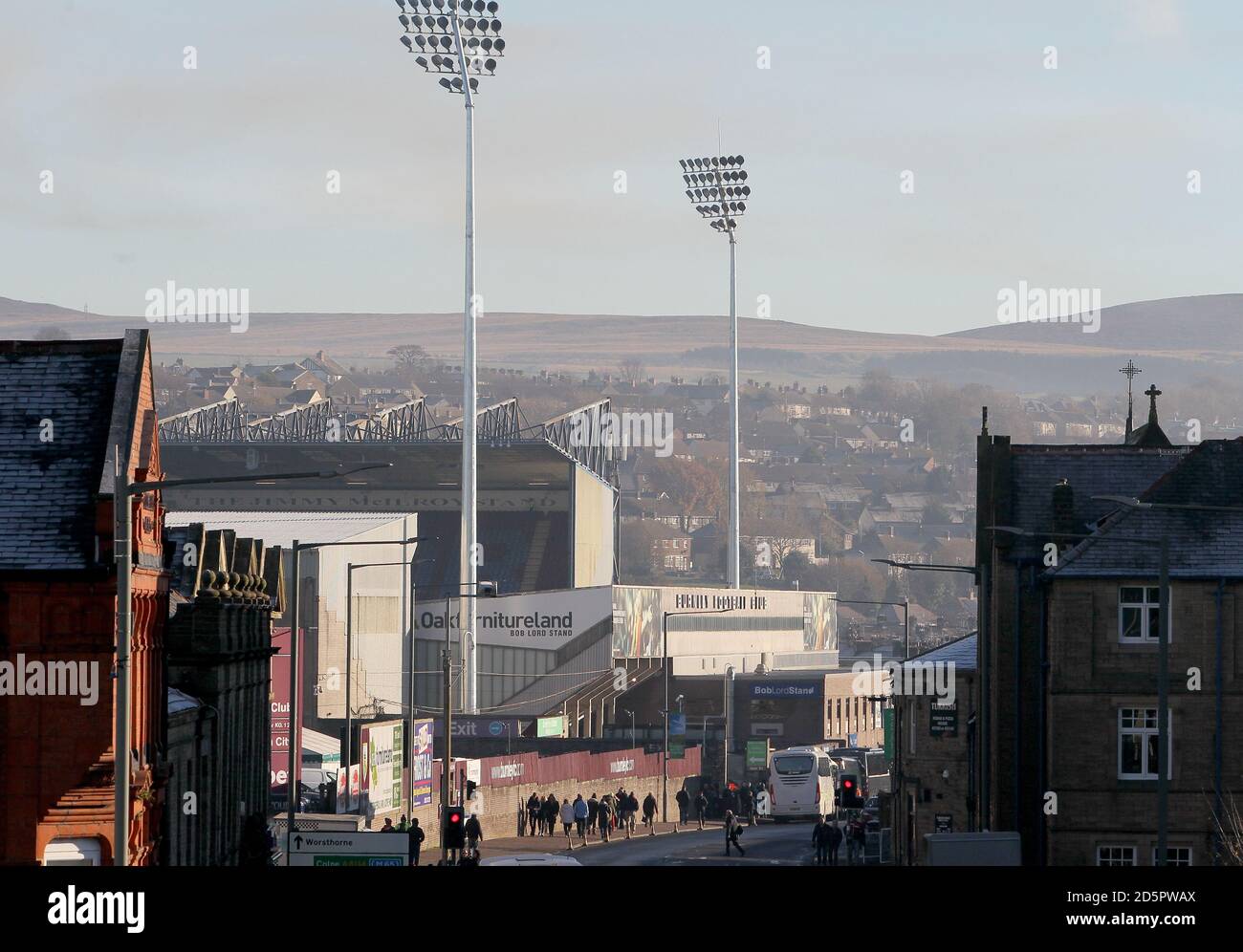 General view of Turf Moor Stock Photo - Alamy