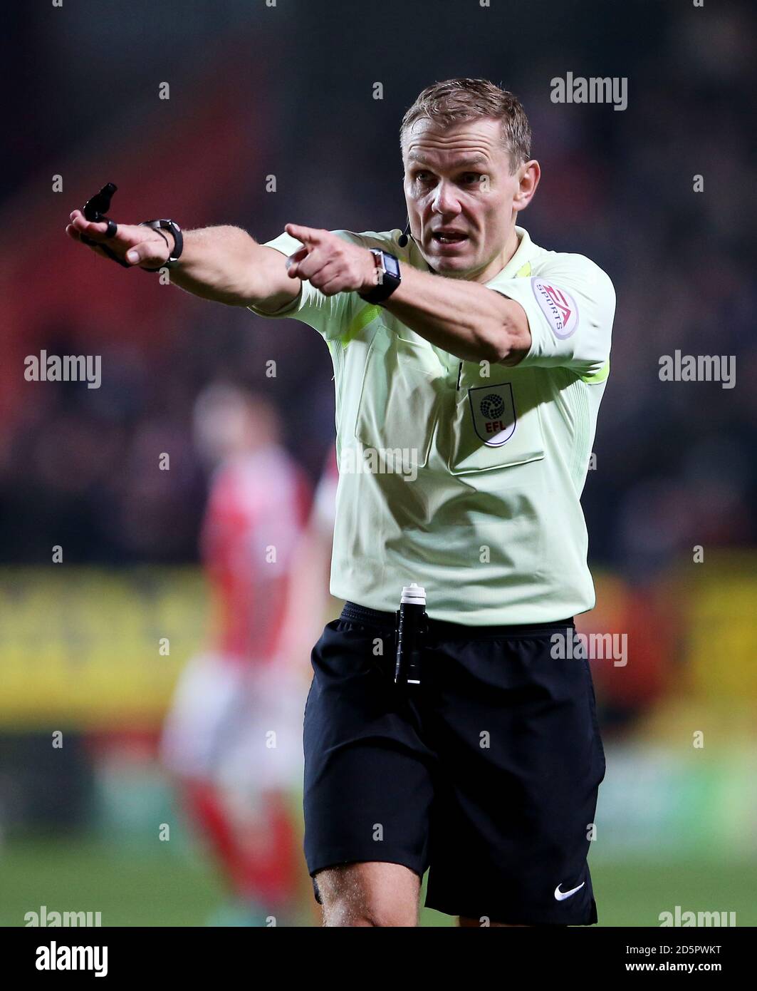 Referee Graham Scott Stock Photo - Alamy