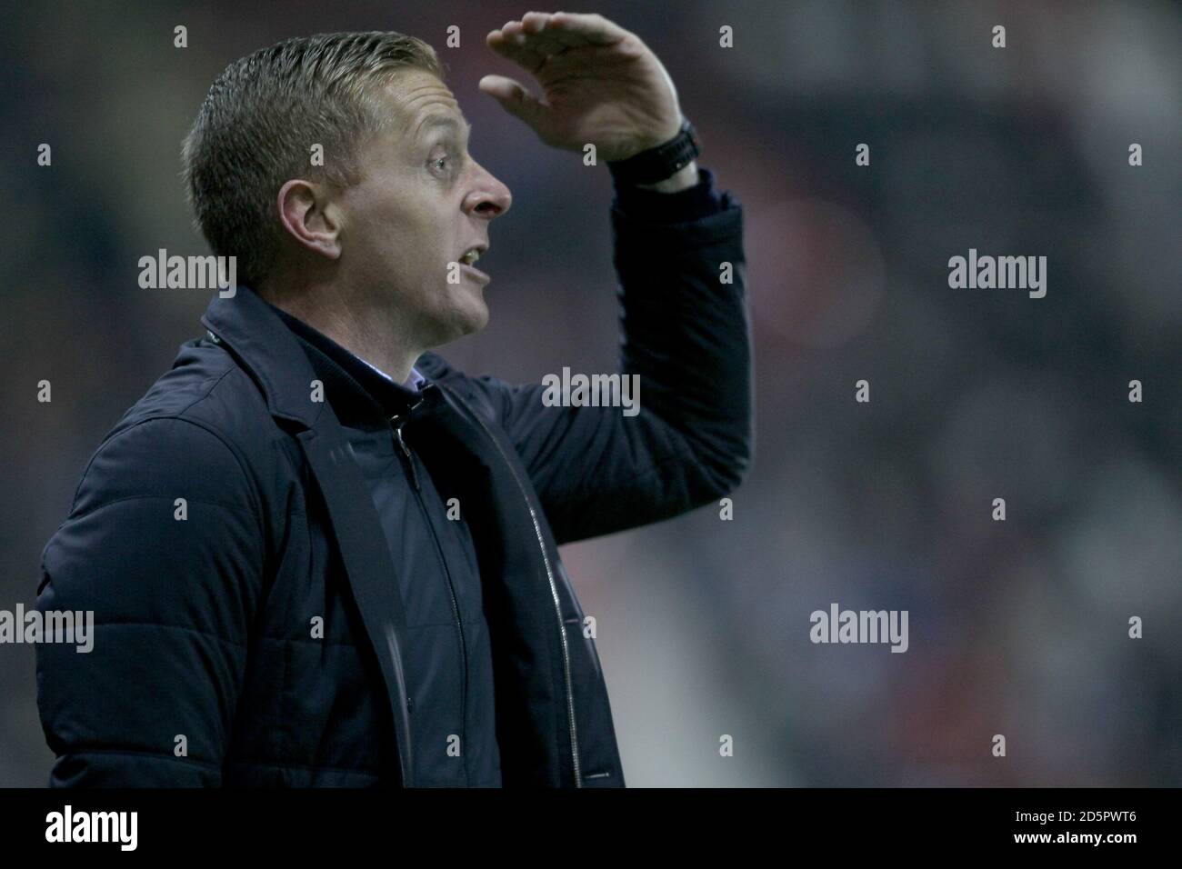 Leeds United manager Garry Monk Stock Photo - Alamy