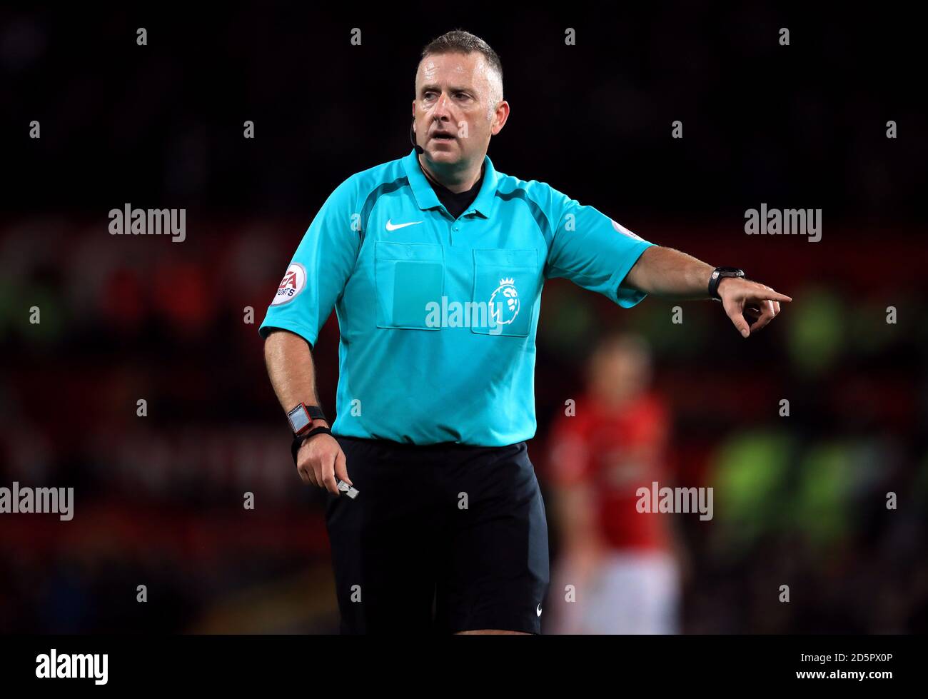 Referee Jon Moss Stock Photo - Alamy