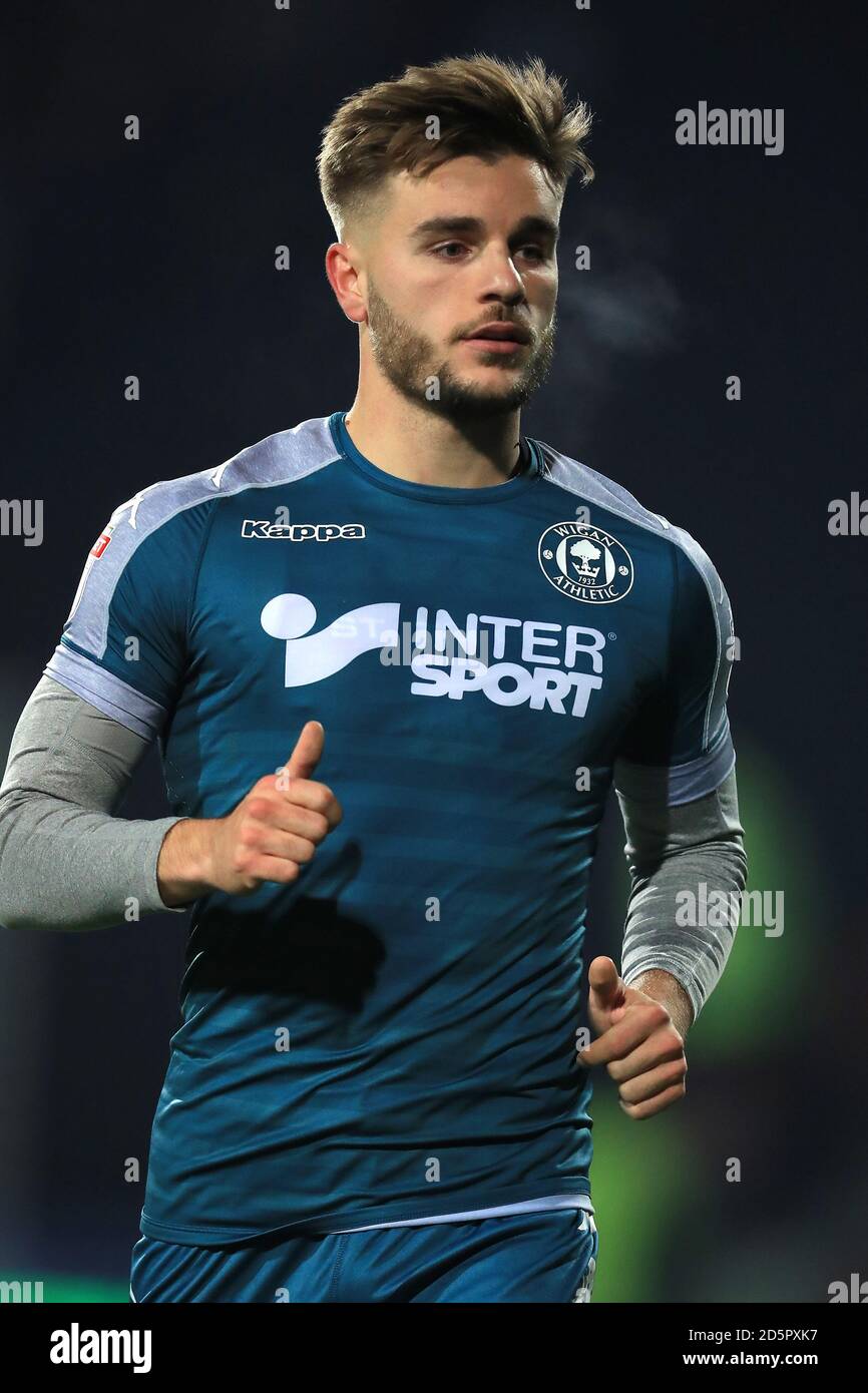 Luke Garbutt, Wigan Athletic Stock Photo - Alamy