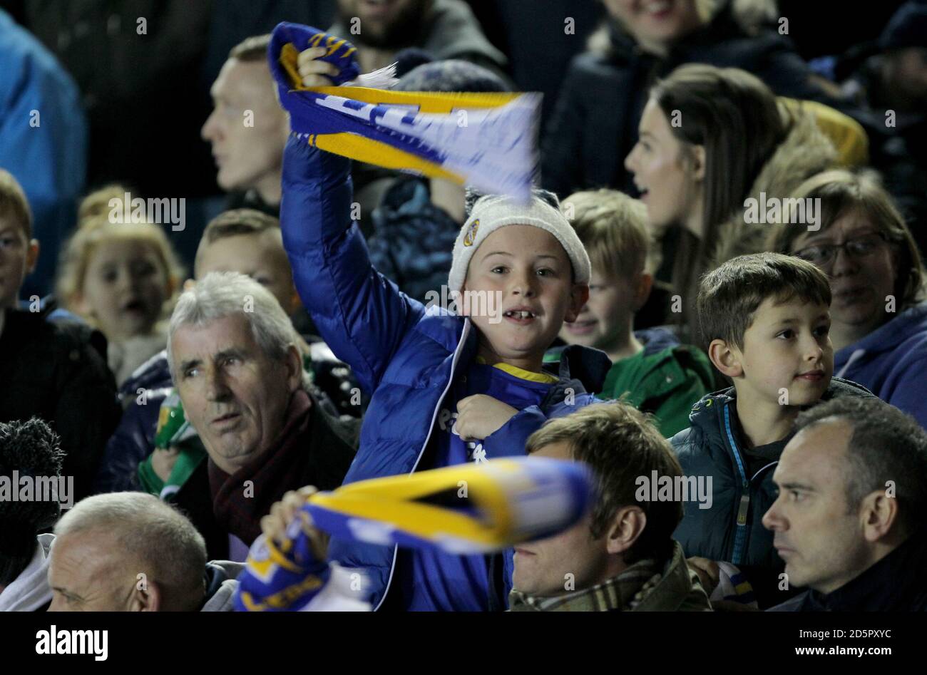 Leeds United fan Stock Photo - Alamy