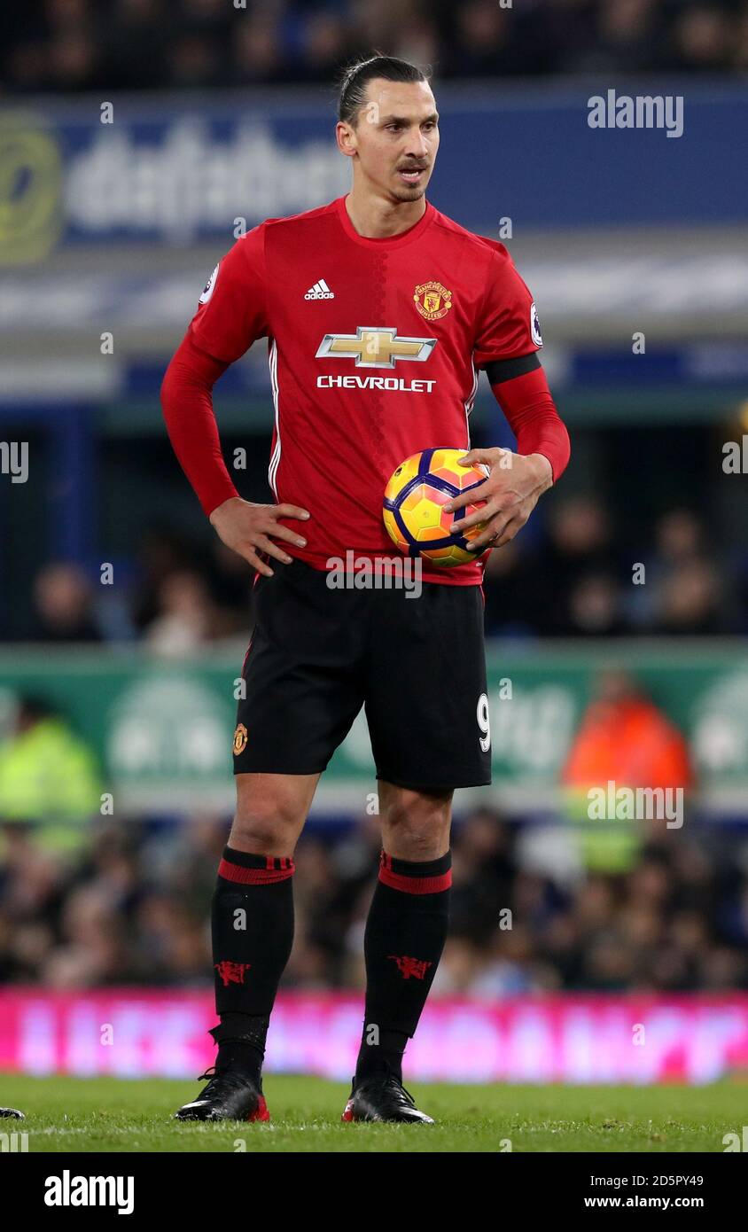 Manchester United's Zlatan Ibrahimovic Stock Photo - Alamy