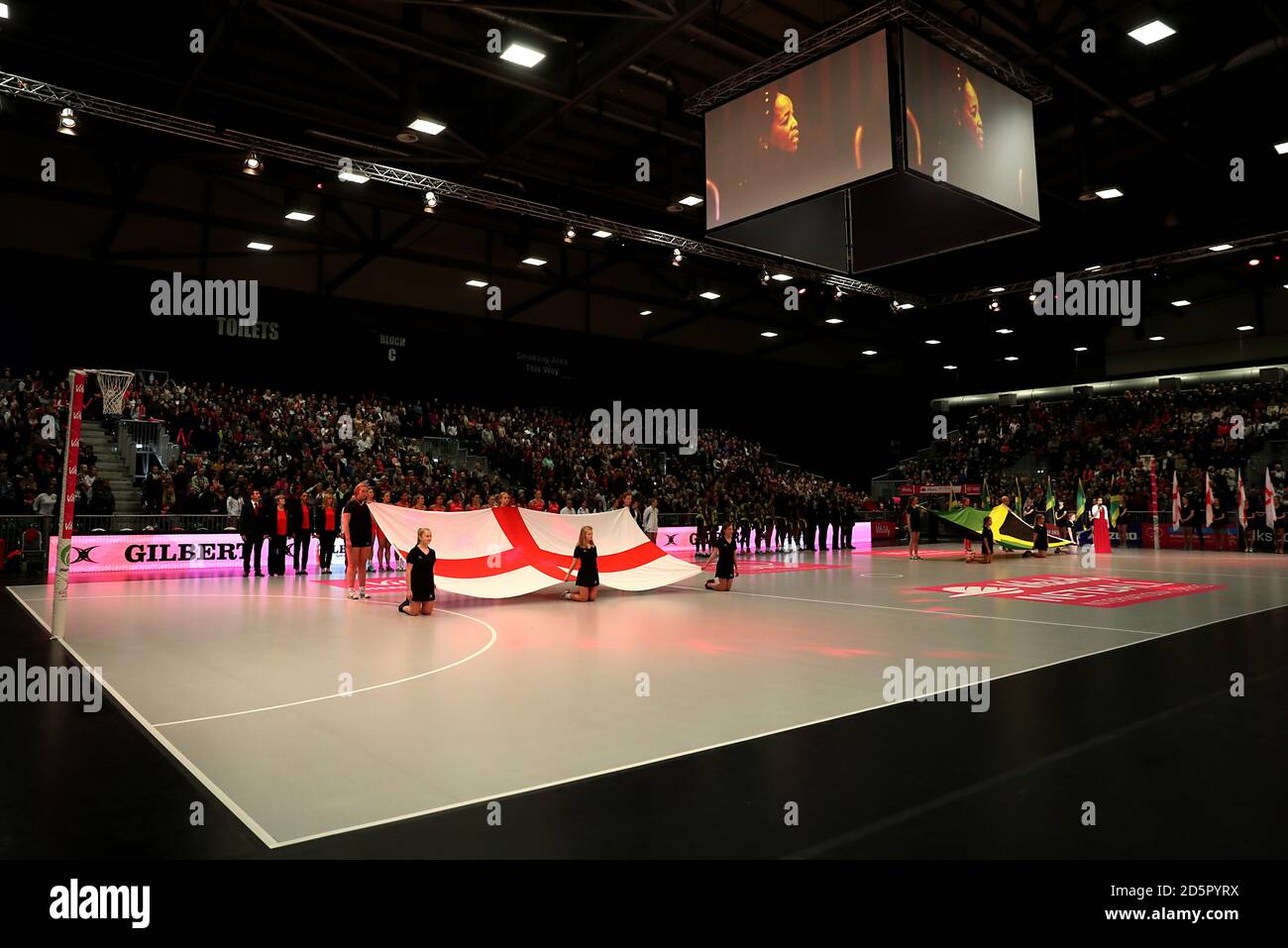 Netball england gv general view hi-res stock photography and images - Alamy