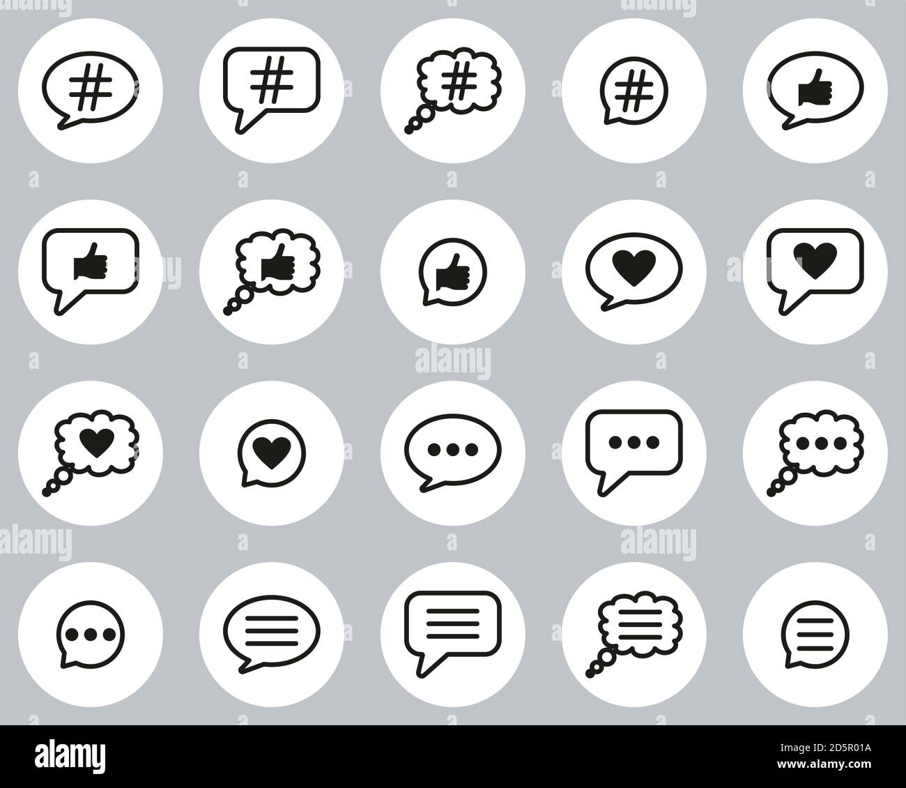 Typing message white icons Stock Vector Images - Alamy