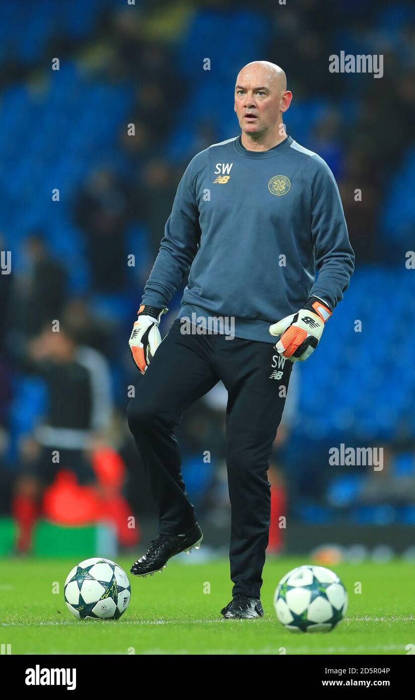 Celtic goalkeeping coach Stevie Woods Stock Photo - Alamy