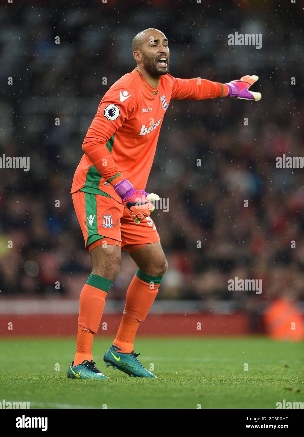 Stoke City goalkeeper Lee Grant Stock Photo - Alamy