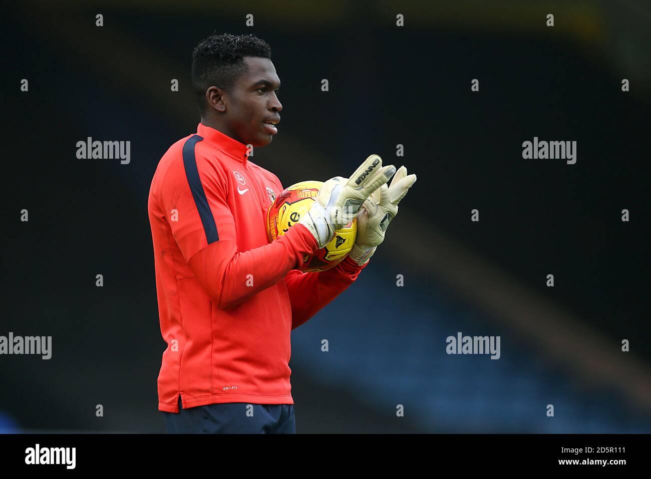 Coventry City goalkeeper Reice Charles-Cook warming up prior to the ...