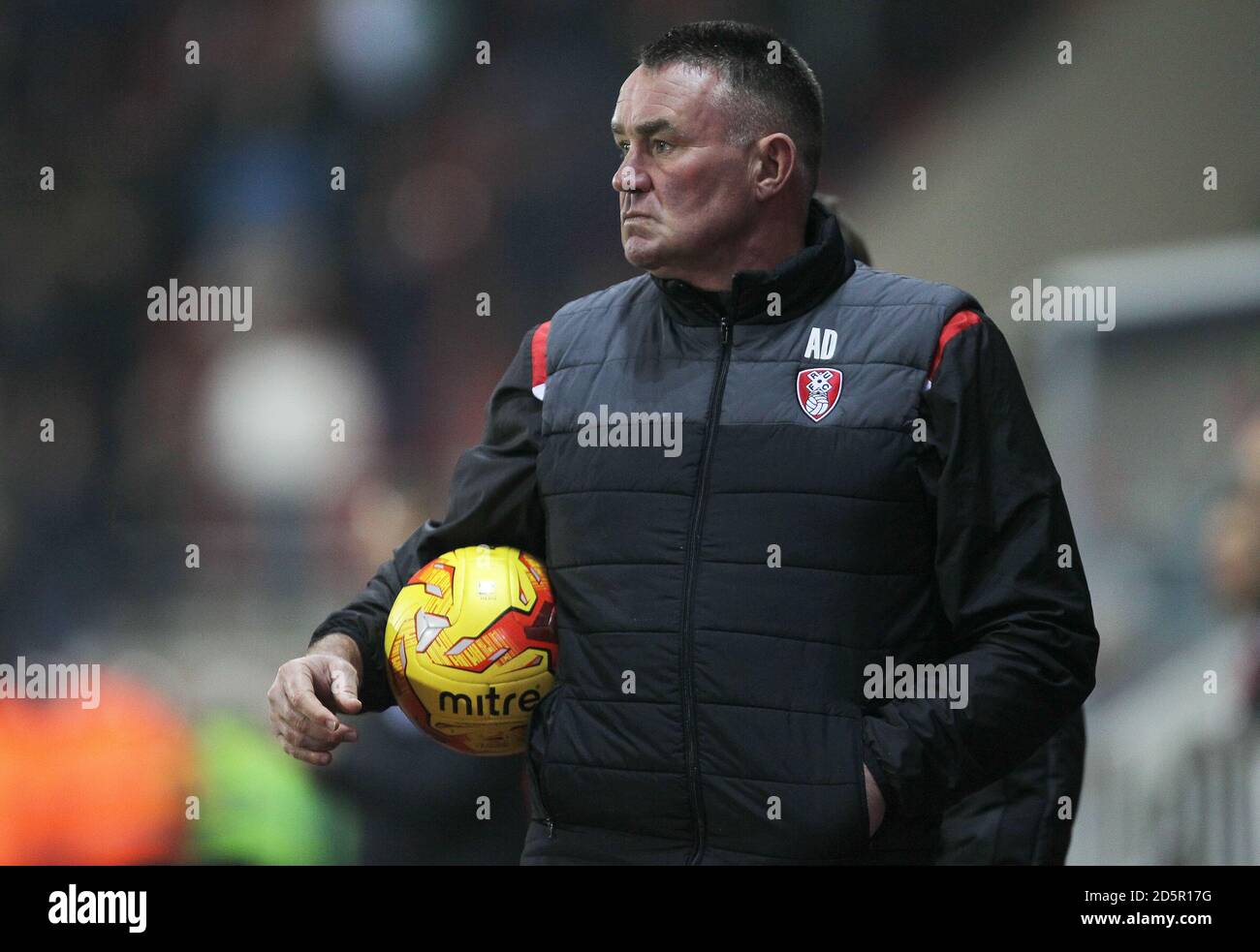 Rotherham United goalkeeping coach Andy Dibble Stock Photo - Alamy
