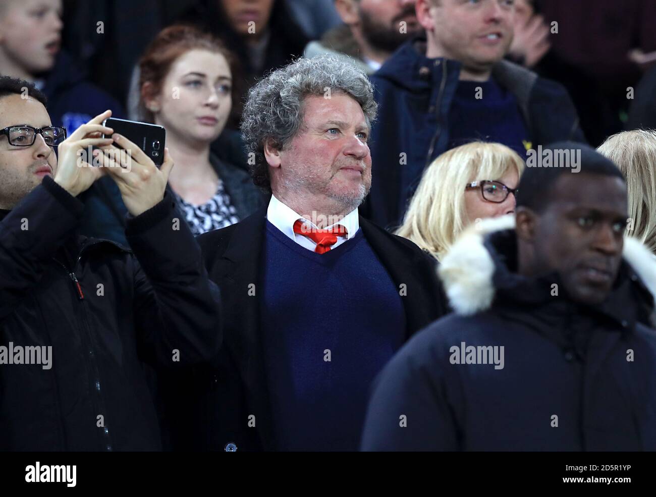 Comedian Rory McGrath in the stands Stock Photo - Alamy