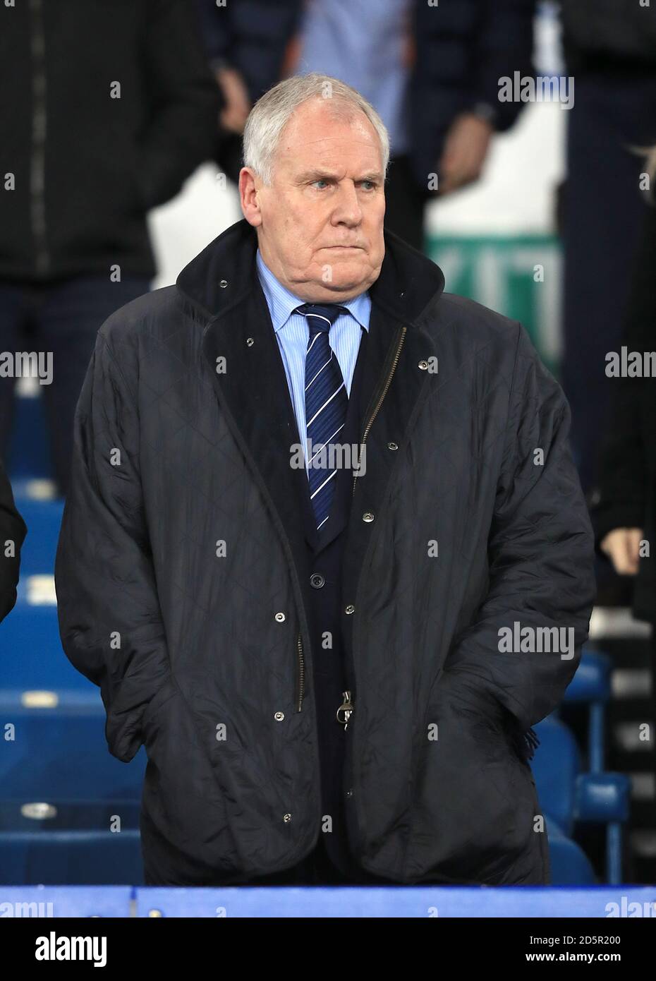 Joe Royle in the stands Stock Photo - Alamy