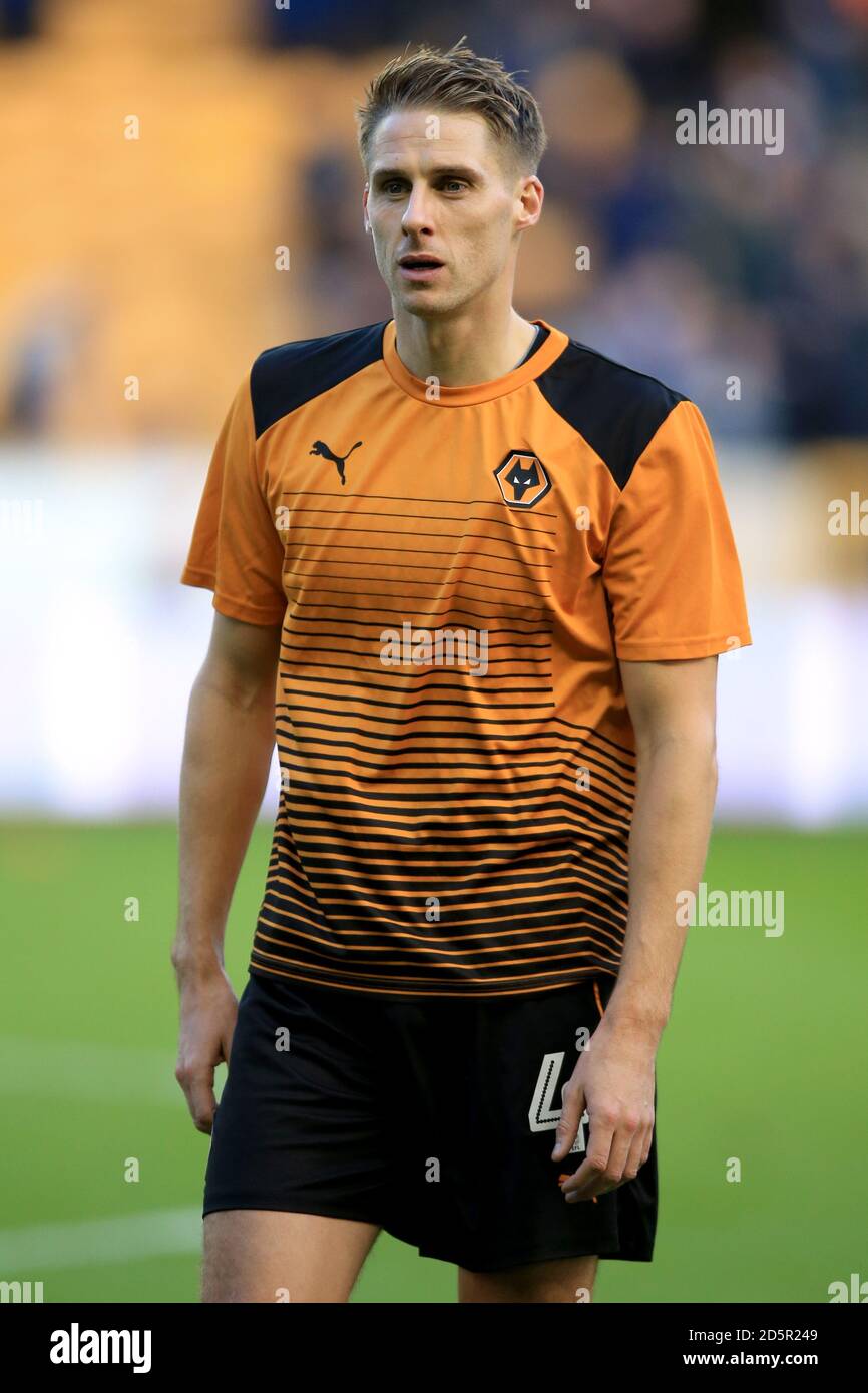 Wolverhampton Wanderers' David Edwards during the warm up Stock Photo ...