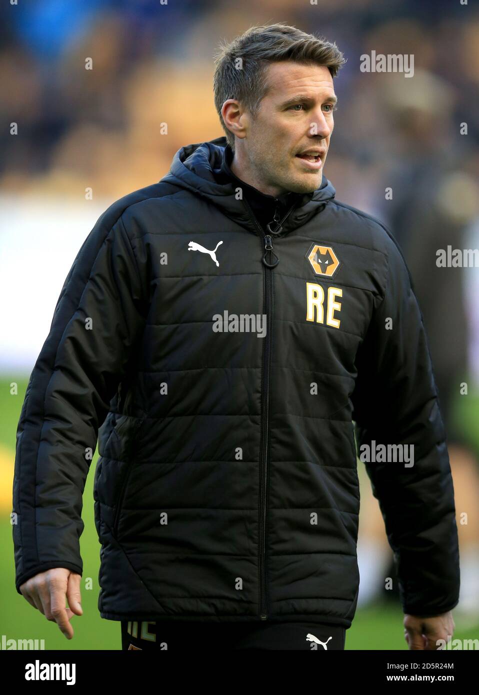 Wolverhampton Wanderers First Team Coach Rob Edwards during the warm up ...
