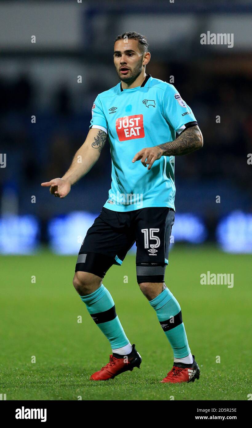 Derby County's Bradley Johnson Stock Photo - Alamy