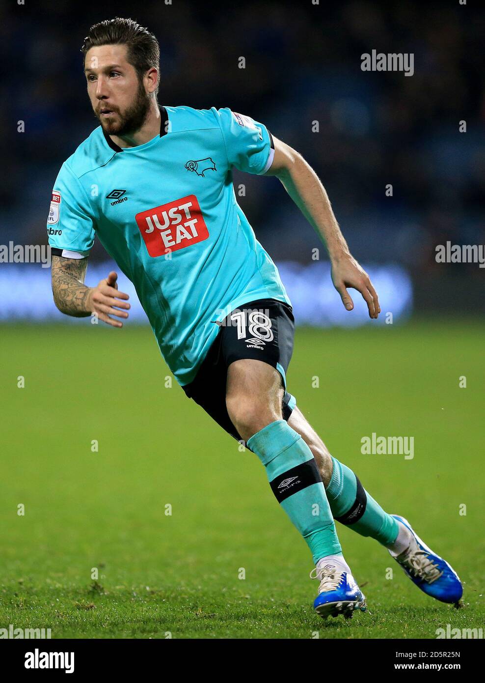 Derby County's Jacob Butterfield Stock Photo - Alamy
