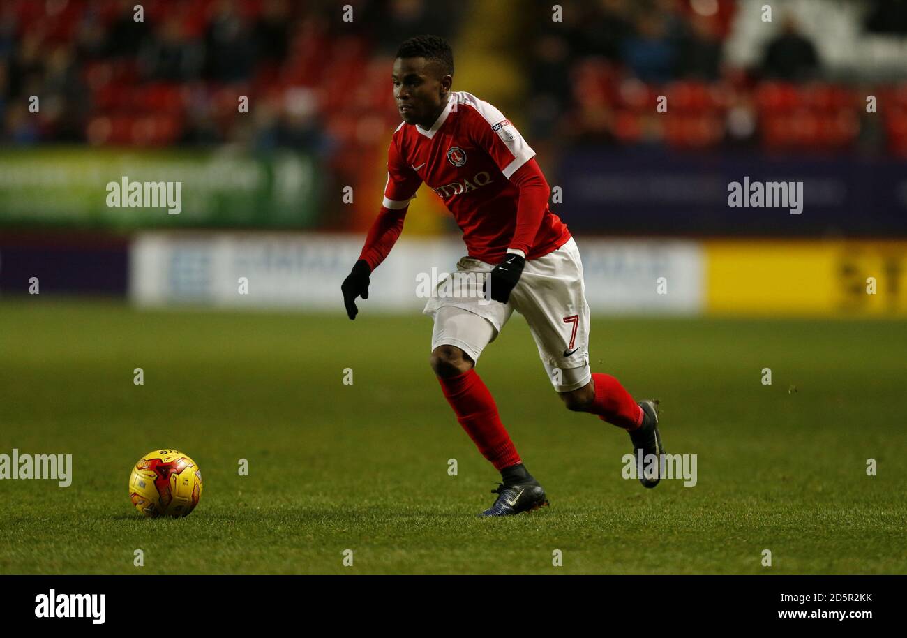 Charlton Athletic's Ademola Lookman Stock Photo - Alamy
