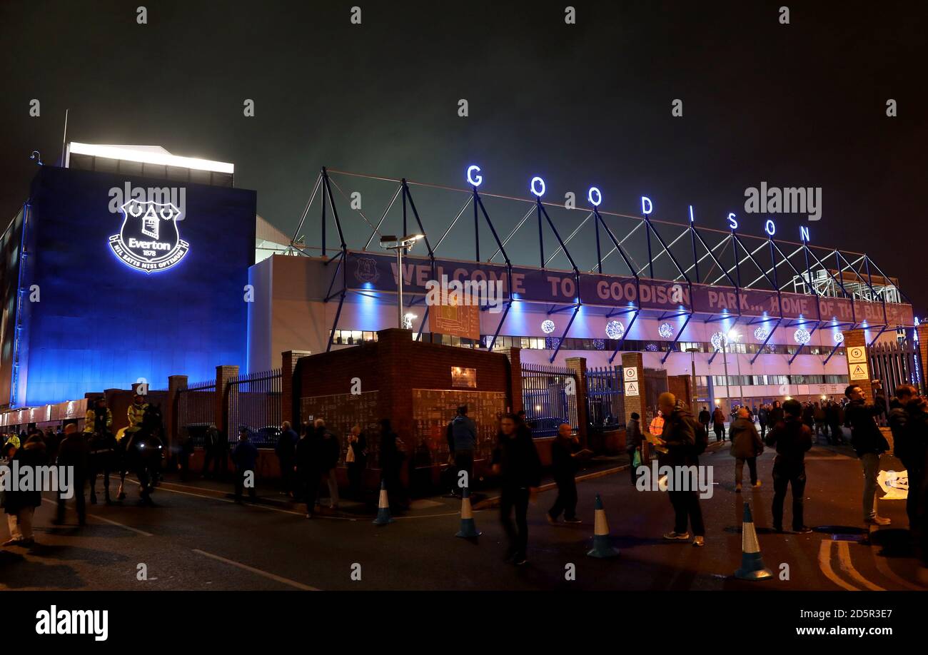 Goodison park general at night hi-res stock photography and images - Alamy