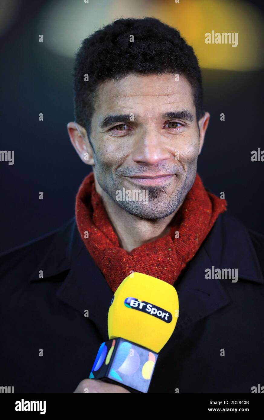 BT Sport pundit David James Stock Photo - Alamy