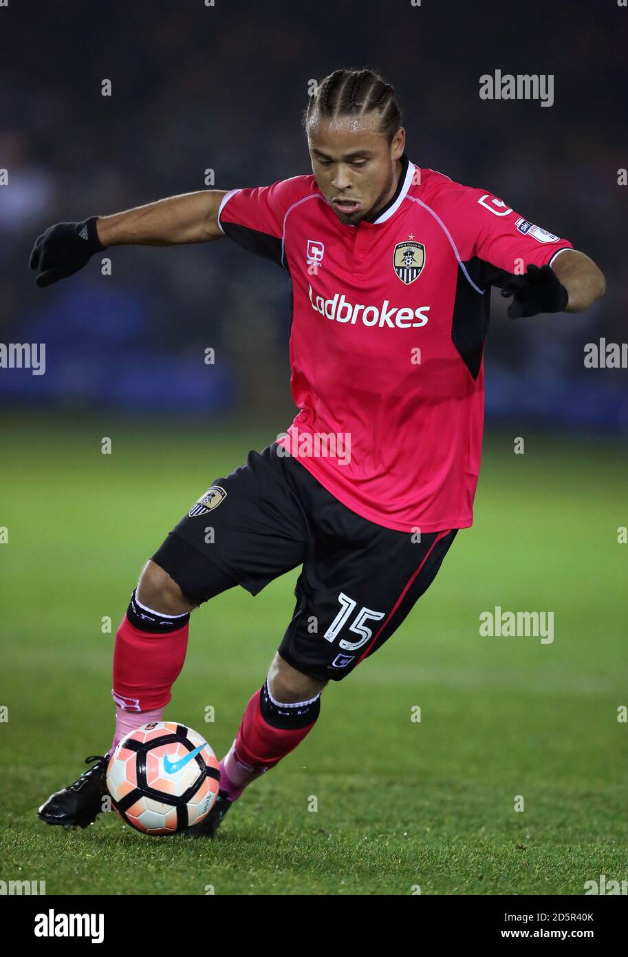 Notts County's Curtis Thompson Stock Photo - Alamy