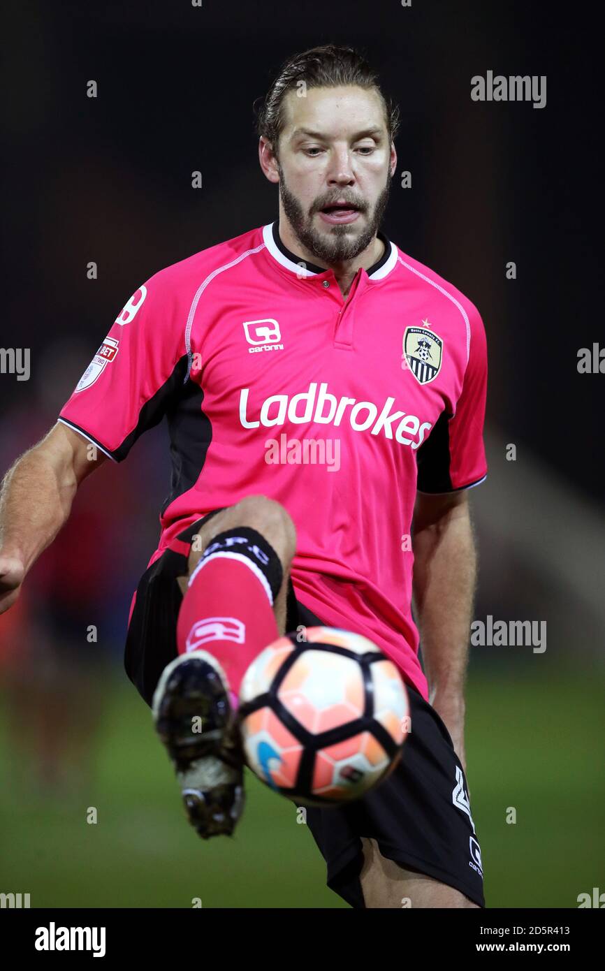 Notts County's Alan Smith Stock Photo - Alamy