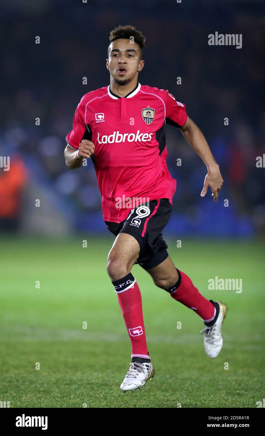 Notts County's Jordan Richards Stock Photo - Alamy