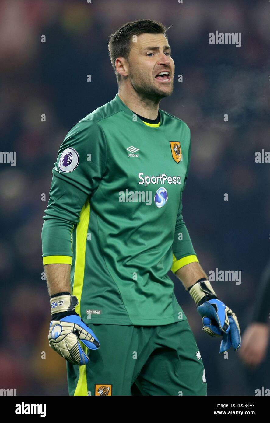 Hull City goalkeeper David Marshall Stock Photo - Alamy