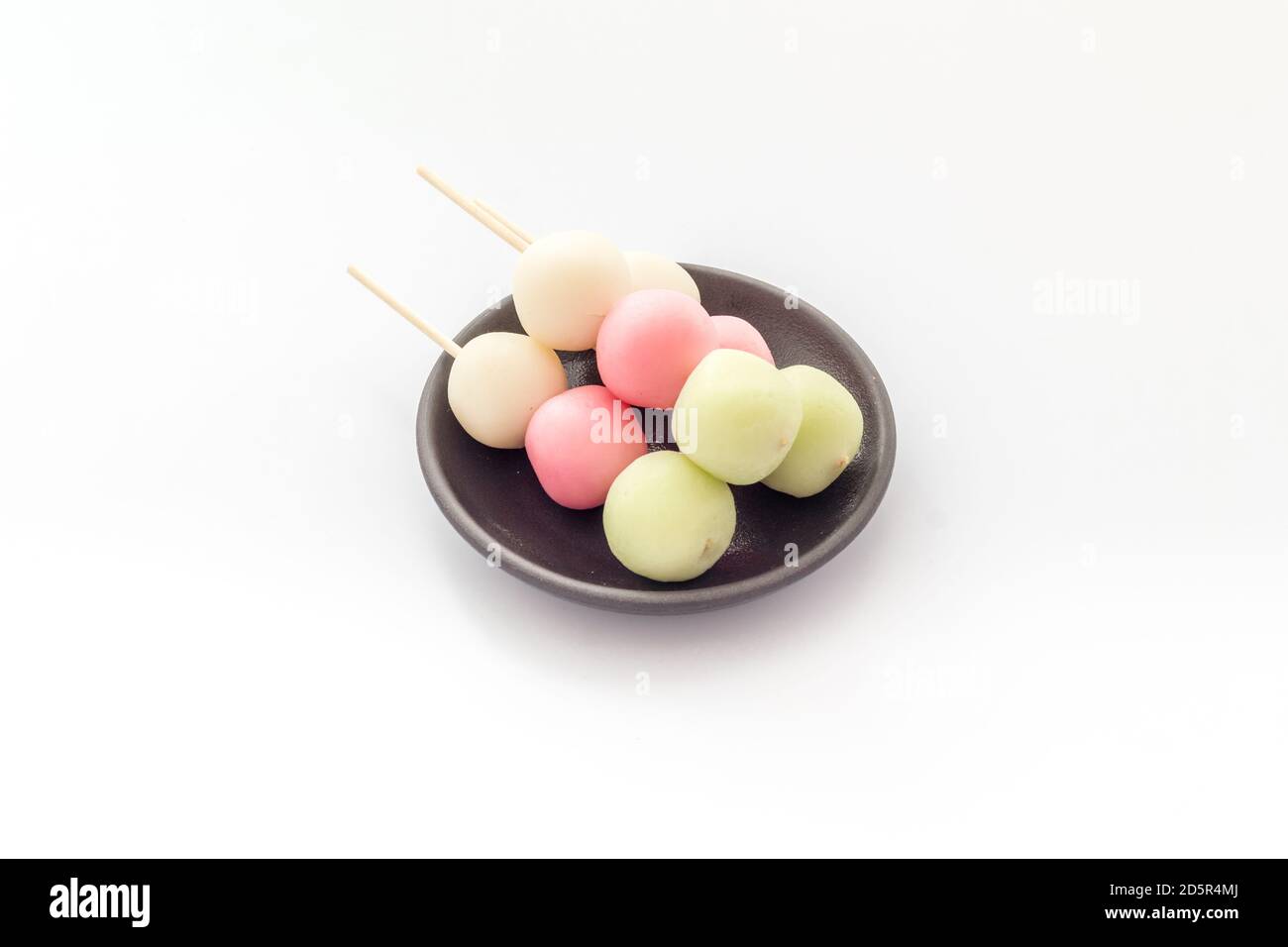 Japanese traditional dessert - three colored dumplings cakes Stock ...