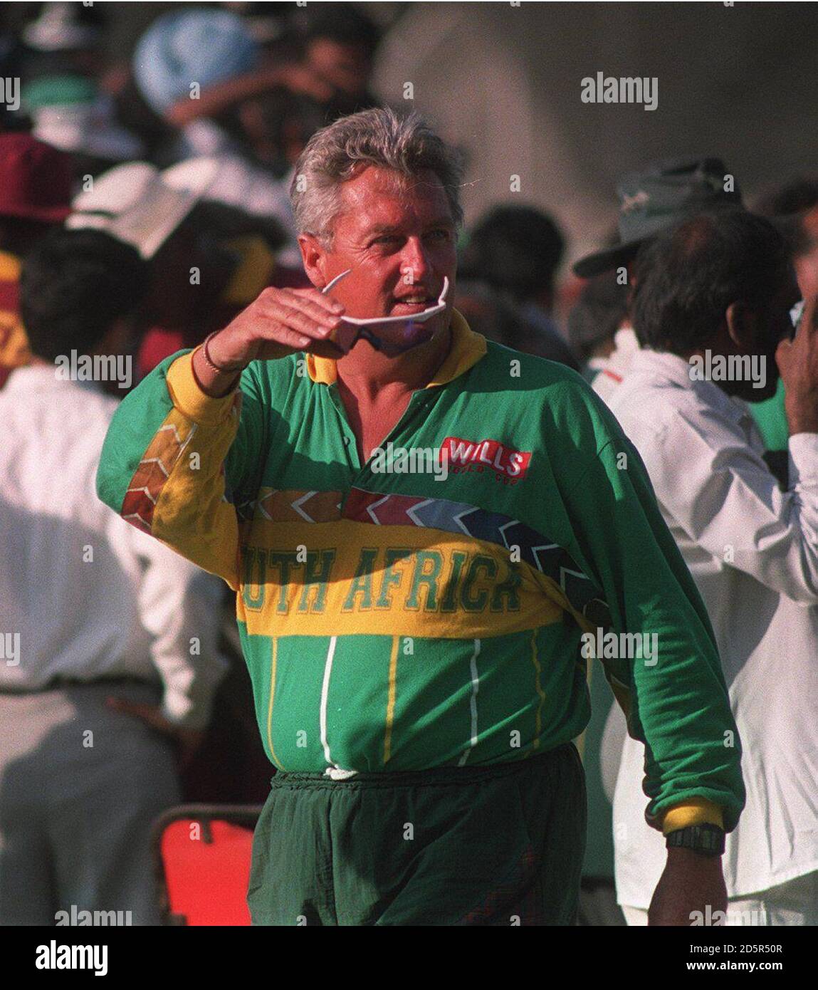 South Africa coach Bob Woolmer Stock Photo - Alamy