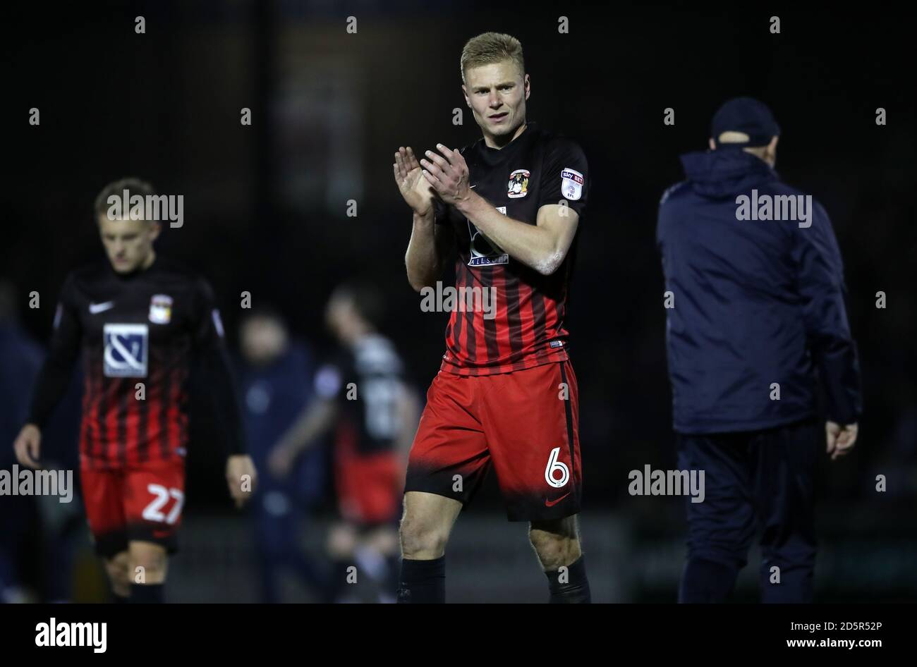 Coventry City's Andy Rose shows his dejection during 4.1 defeat at ...