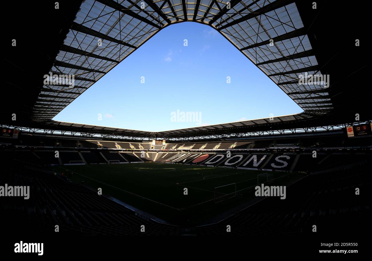 A general view of Stadium MK Stock Photo - Alamy