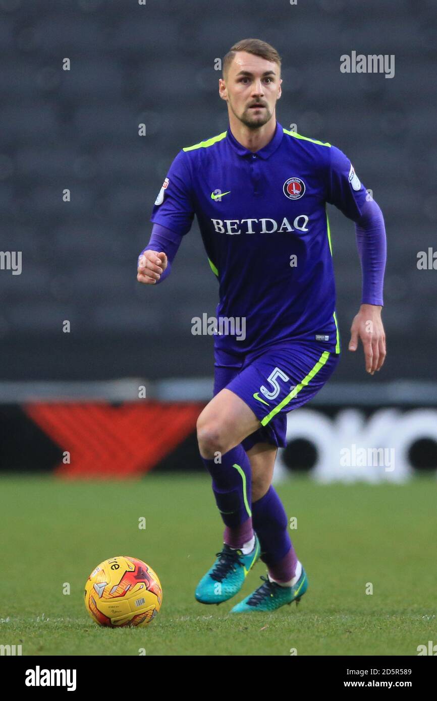 Charlton Athletic's Patrick Bauer Stock Photo - Alamy