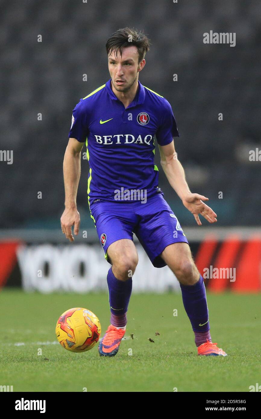 Football charlton athletics morgan fox full length hi-res stock ...