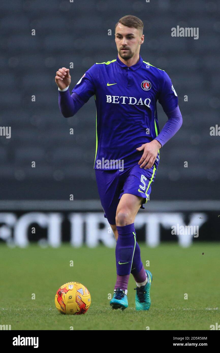 Charlton Athletic's Patrick Bauer Stock Photo - Alamy