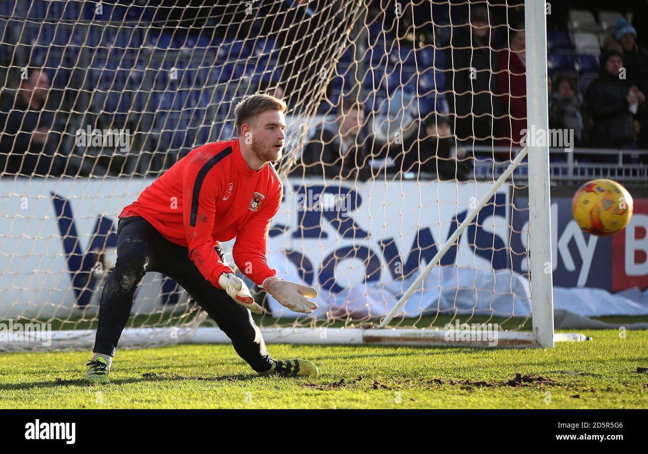 Coventry City goalkeeper Lee Burge Stock Photo - Alamy