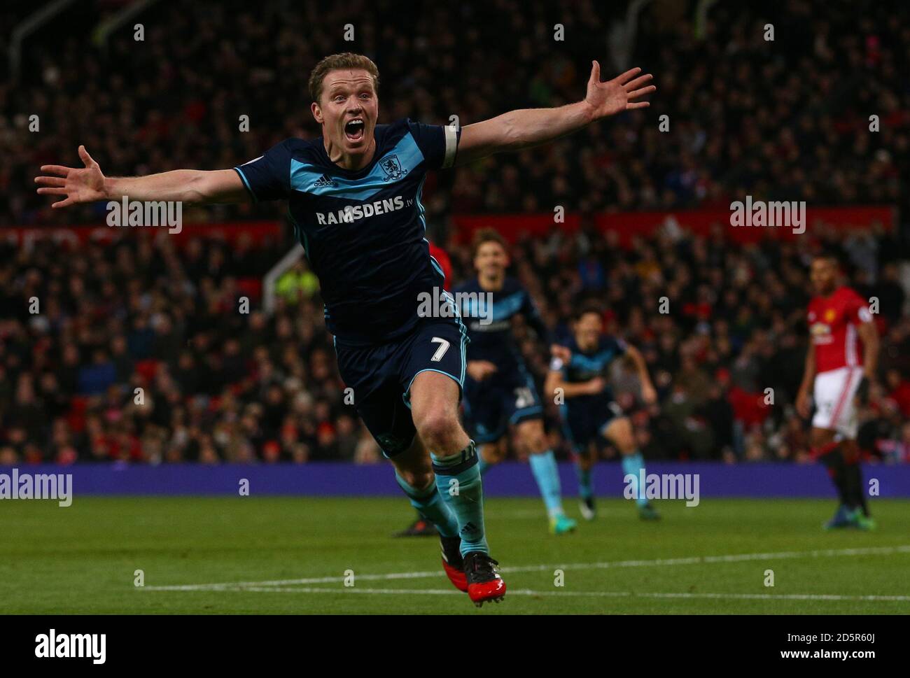 Middlesbrough's Grant Leadbitter celebrates scoring the first goal ...