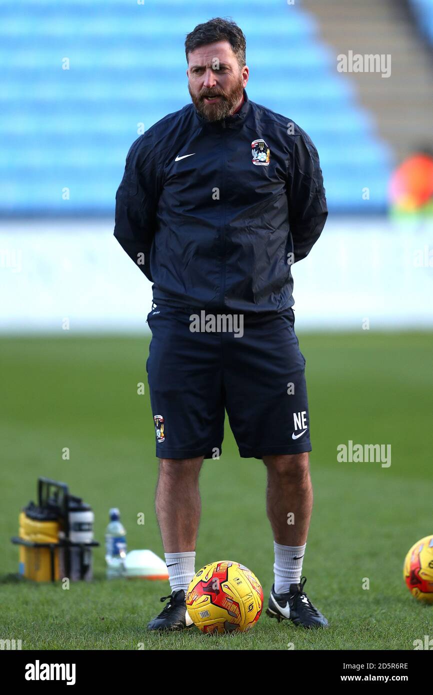 Coventry City First Team coach Nicky Eaden Stock Photo - Alamy